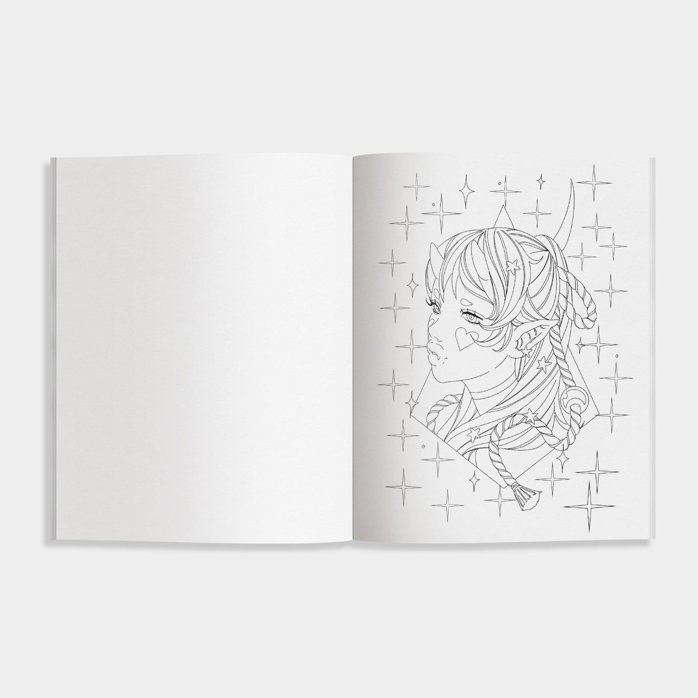 The Modern Manga Coloring Book – Blue Star Press