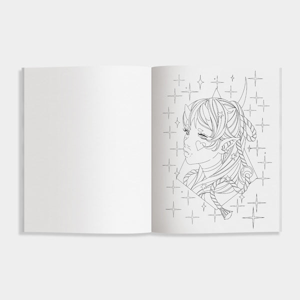 The Modern Manga Coloring Book – Blue Star Press