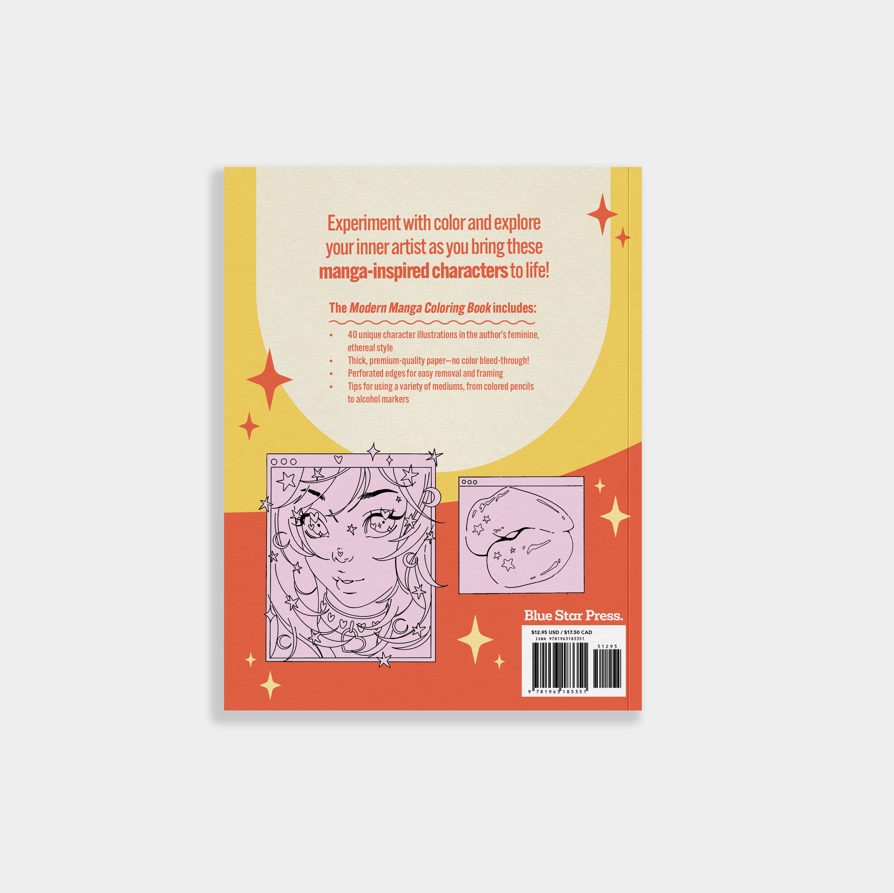 The Modern Manga Coloring Book – Blue Star Press